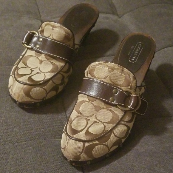Coach | Shoes | Coach Clogs Mules | Poshmark